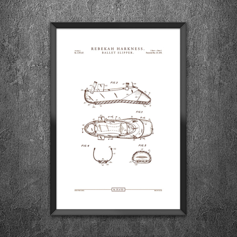 No 191 - Ballet Slipper - Crate Style