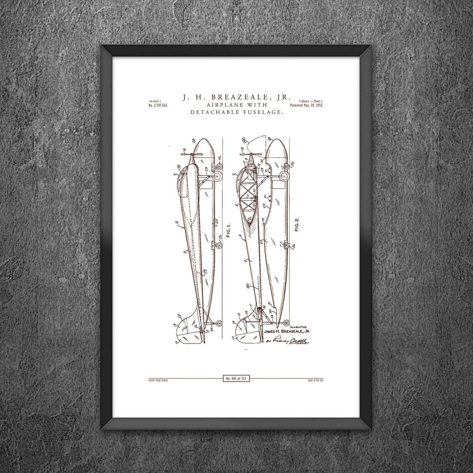 No 405 - Airplane with Detachable Fuselage - Crate Style